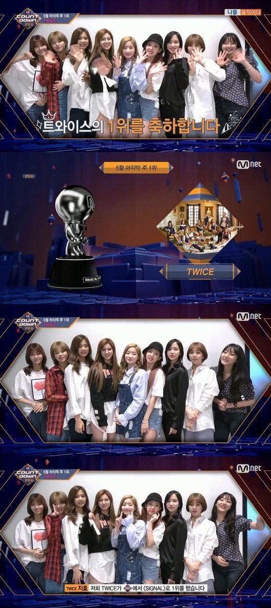 Twice wins #1 on 'M! Countdown'