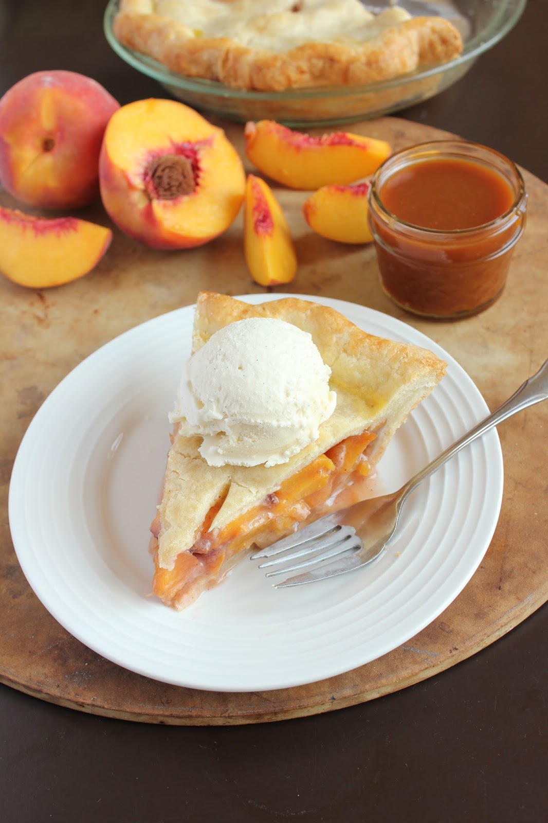 The BEST Peach Pie
