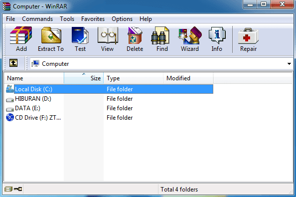 Cara Download WinRAR - harisatiman
