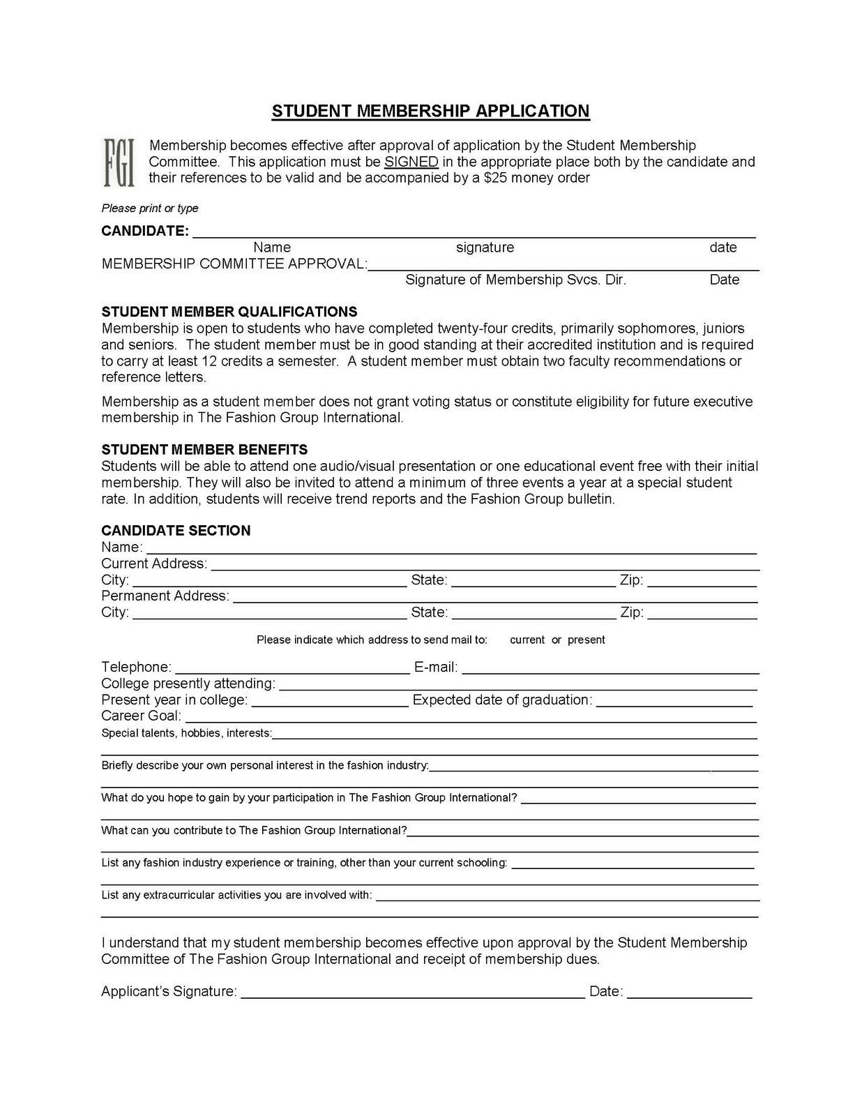 Berricle Rings: Student Application