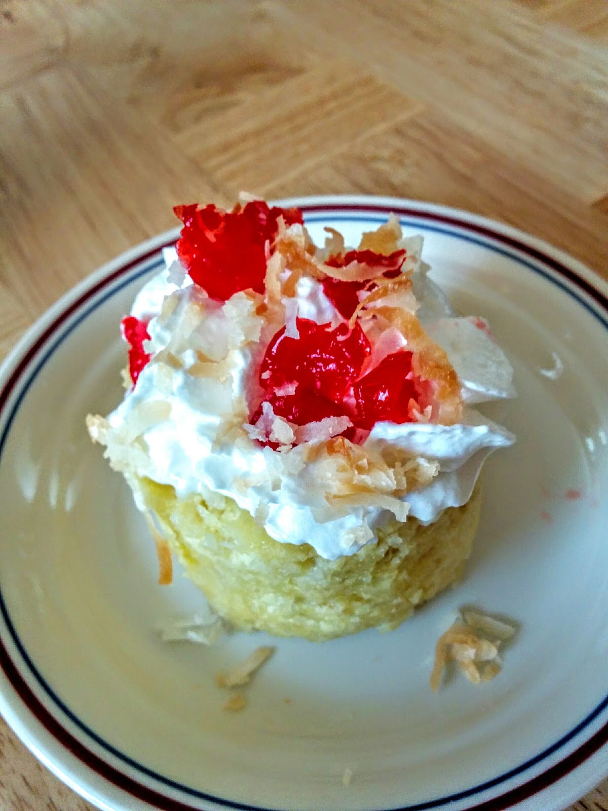 Coconut Mug Cake - Easy-Peasy or Fancy-Schmancy