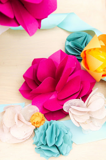 Icing Designs: DIY Paper Flowers