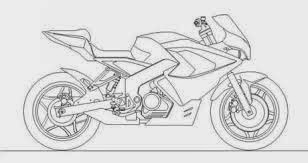 Dunia Sketsa Gambar: sketsa motor