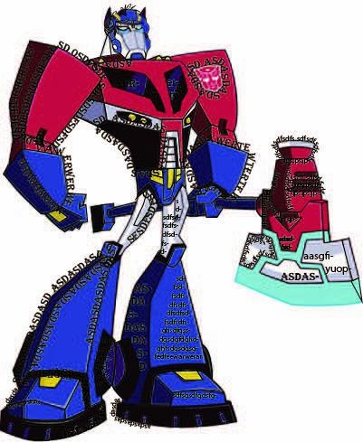 ilustrador : optimus en letras