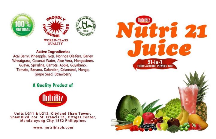NUTRI 21 JUICE ~ ABOUT NUTRIBIZ