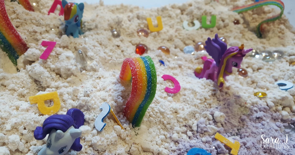 Unicorn Sensory Bin | Sara J Creations