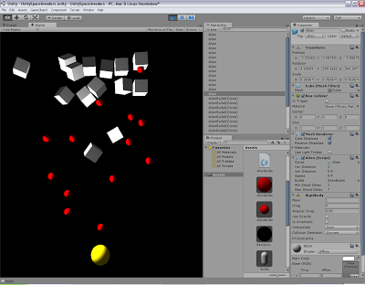 Programmer's Ranch: Unity3D: Space Invaders (Part 5 - Behaviour)