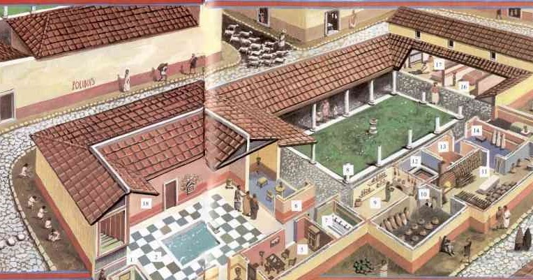 Una najerina por el mundo: Domus romana