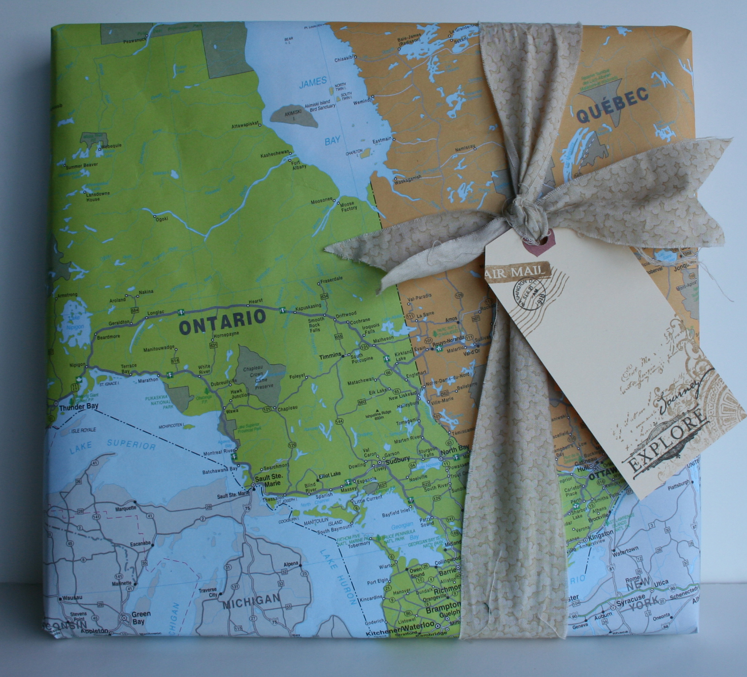 The Stamping Banana: Map Wrap!