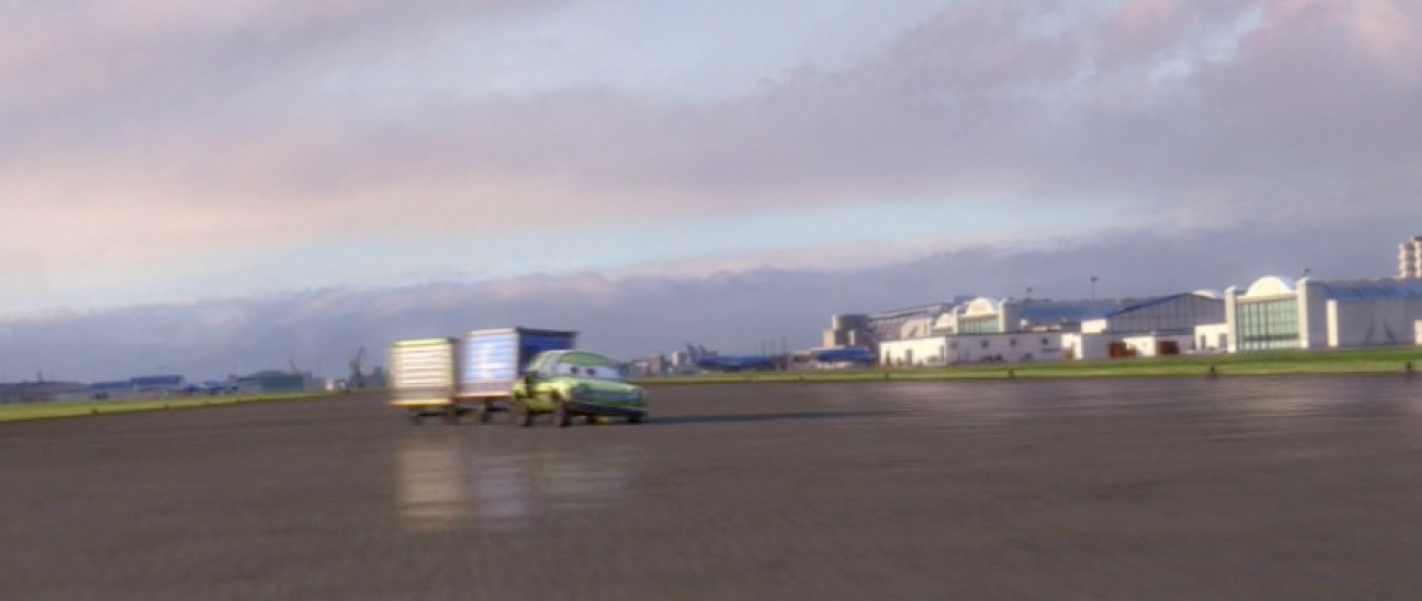 Dan the Pixar Fan: Cars 2: Acer with Luggage Cart