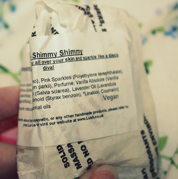 lush - shimmy shimmy massage bar ~ LITTLE RED