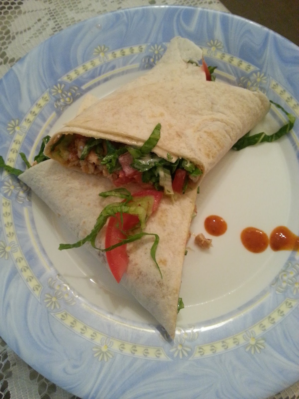 Mexican chilli chicken wrap | Recipe@Click