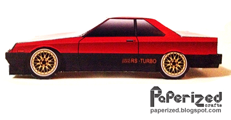 Nissan Skyline R30 RS-Turbo Papercraft | Paperized Crafts