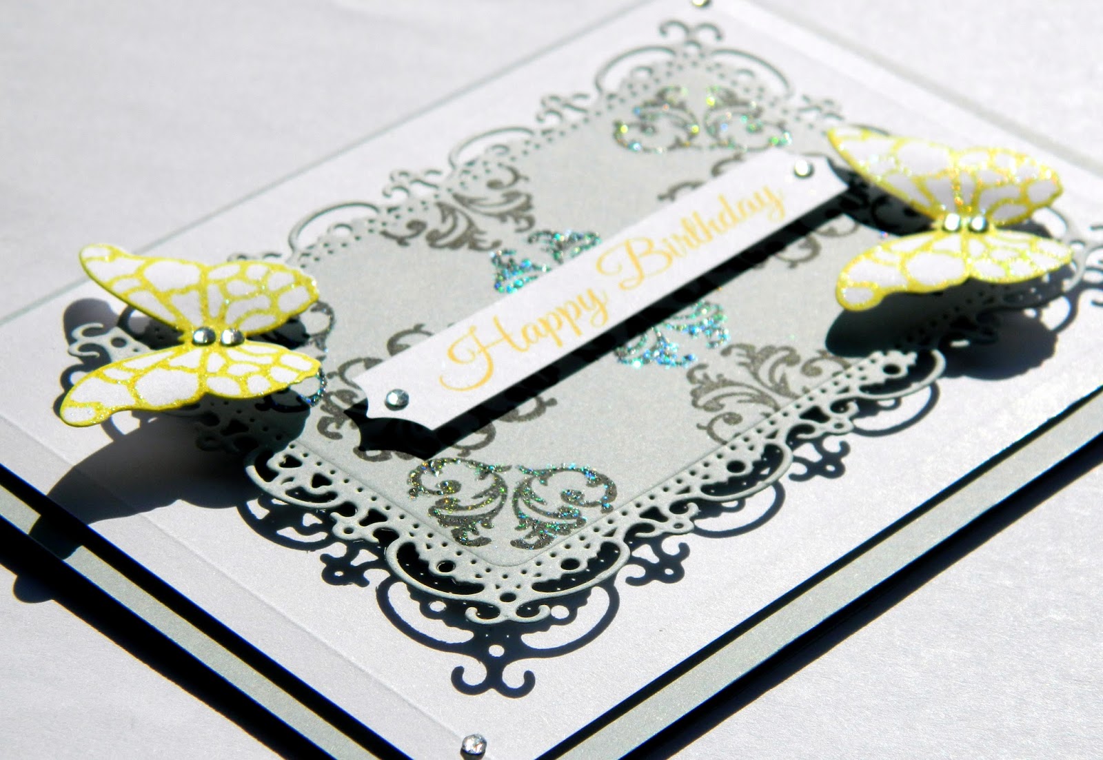 Felicitare Handmade - Fluturi