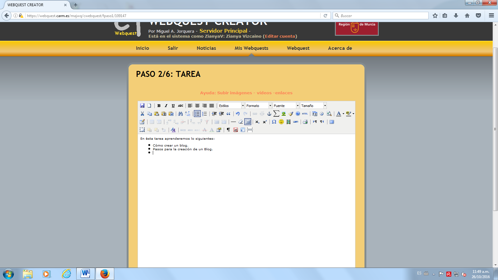 Tareas de Informàtica: ¿CÓMO CREAR UN WEBQUEST?