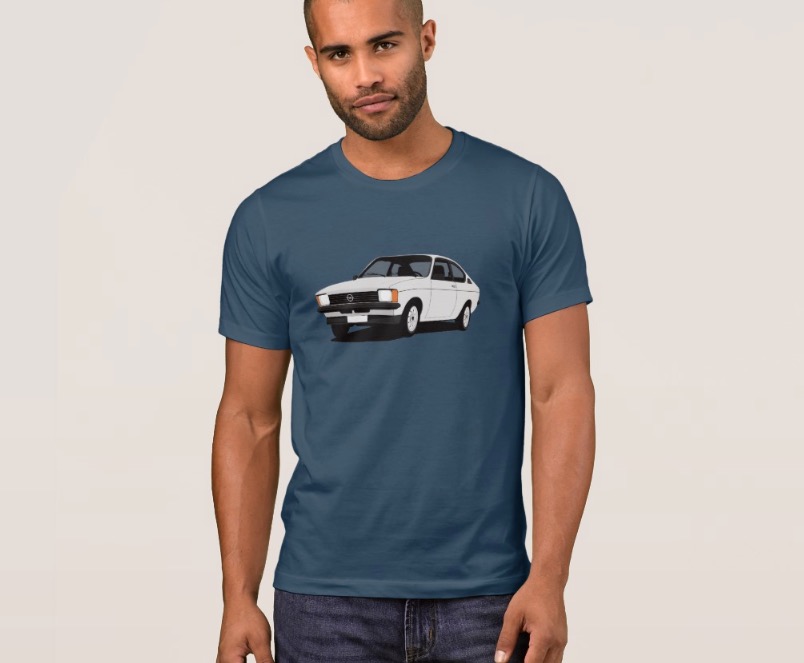 Opel Kadett C Coupé T-shirt | Car shirts | Classic, retro and vintage cars