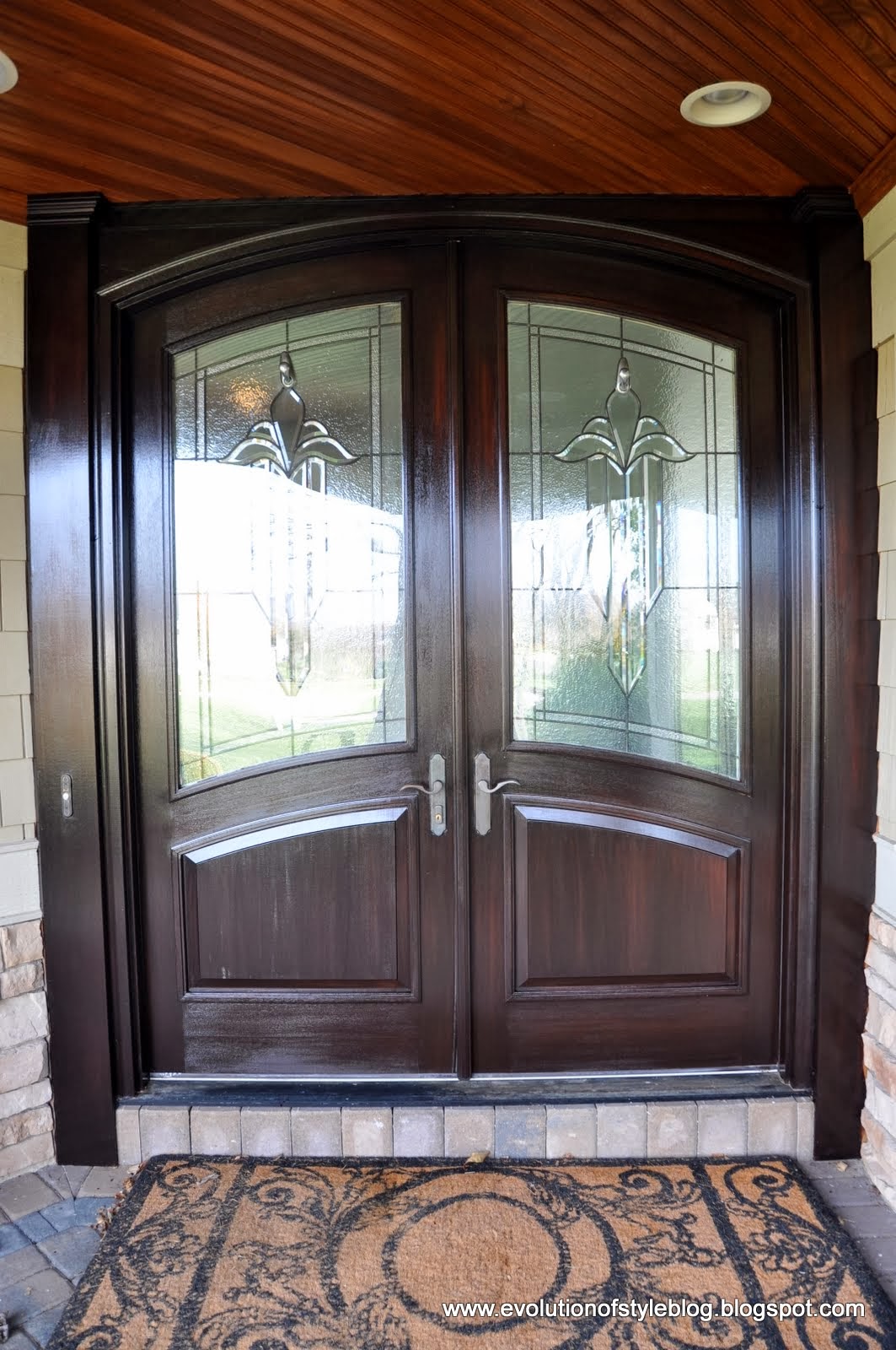 Front Door Reveal: Stain Without Pain - Evolution of Style