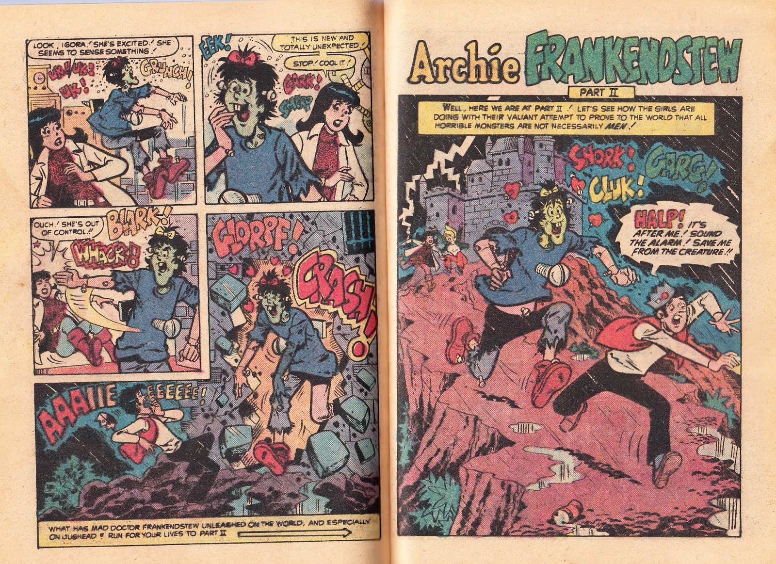 Mixed-Up Monster Club: "Frankendstew" (Archie's Frankenstein Parody ...