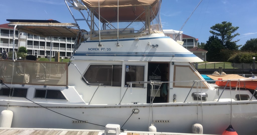 1985 NOREK PT 35 Sundeck Trawler For Sale: "It's About Time" 35ft ...