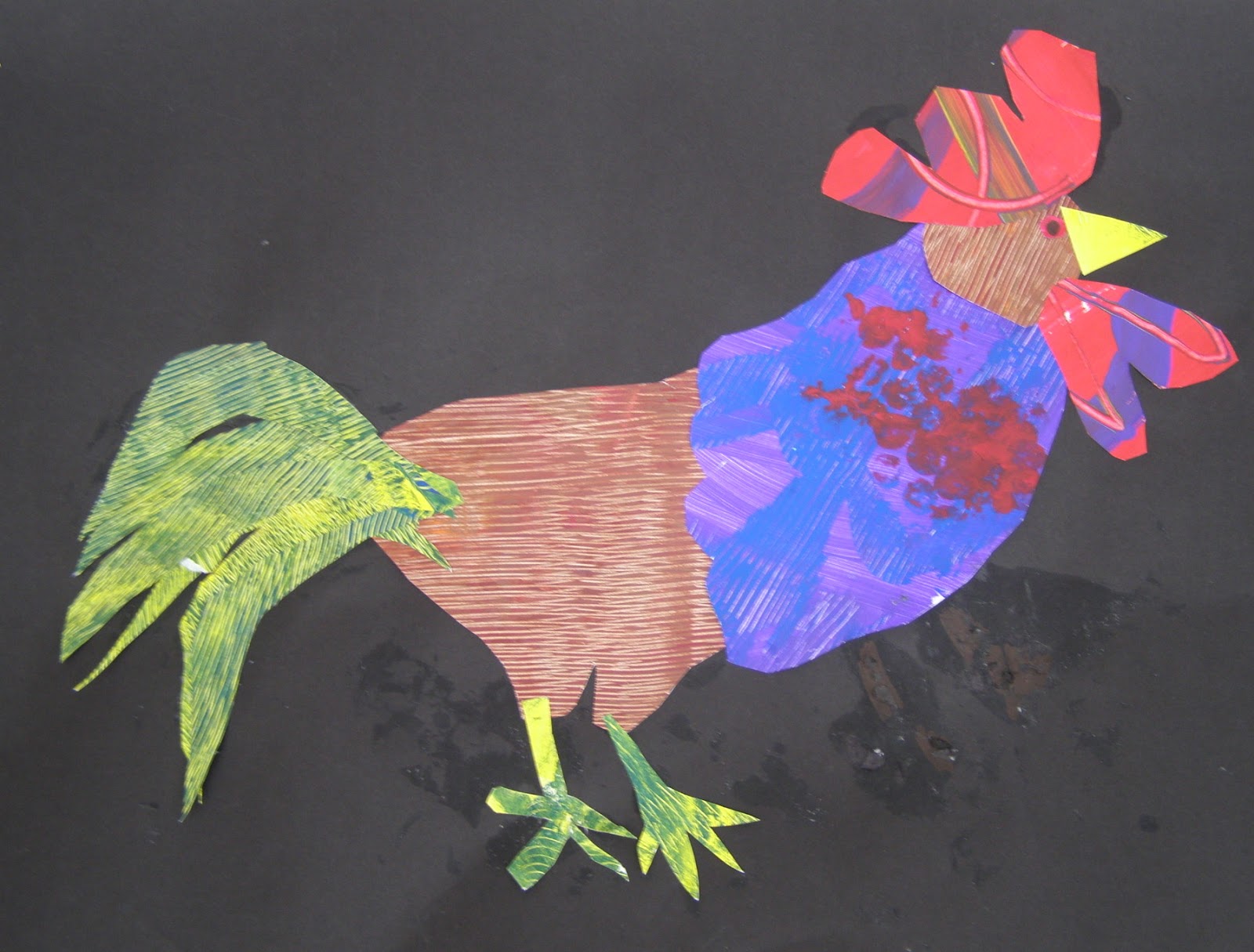 Welcome to Mrs. Peterson's Art Class!: Eric Carle Collages
