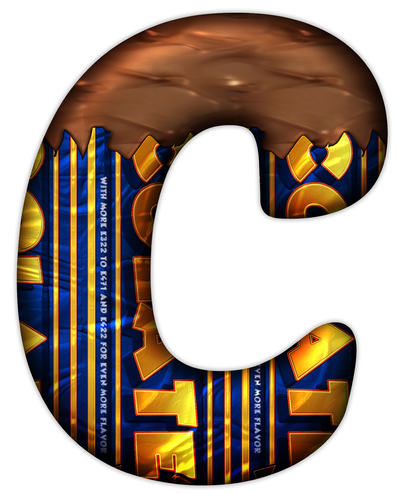 Abecedario de Chocolatina. Chocolate Alphabet. - Oh my Alfabetos!