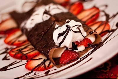 Crepa de chocolate y fresas ~ Comidas y Recetas