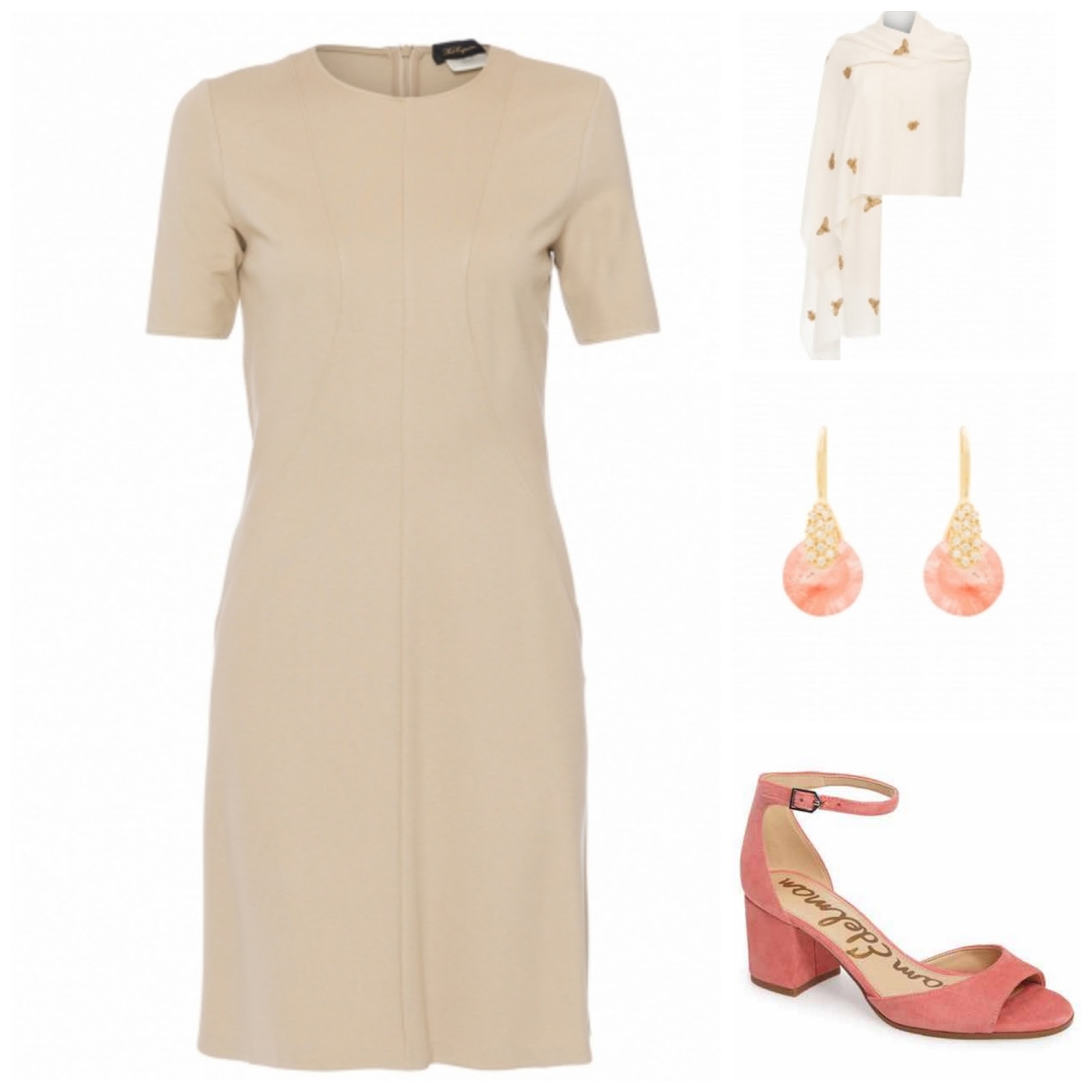 7 Ways to Style a Neutral Dress featuring Halsbrook.com - The Daily ...