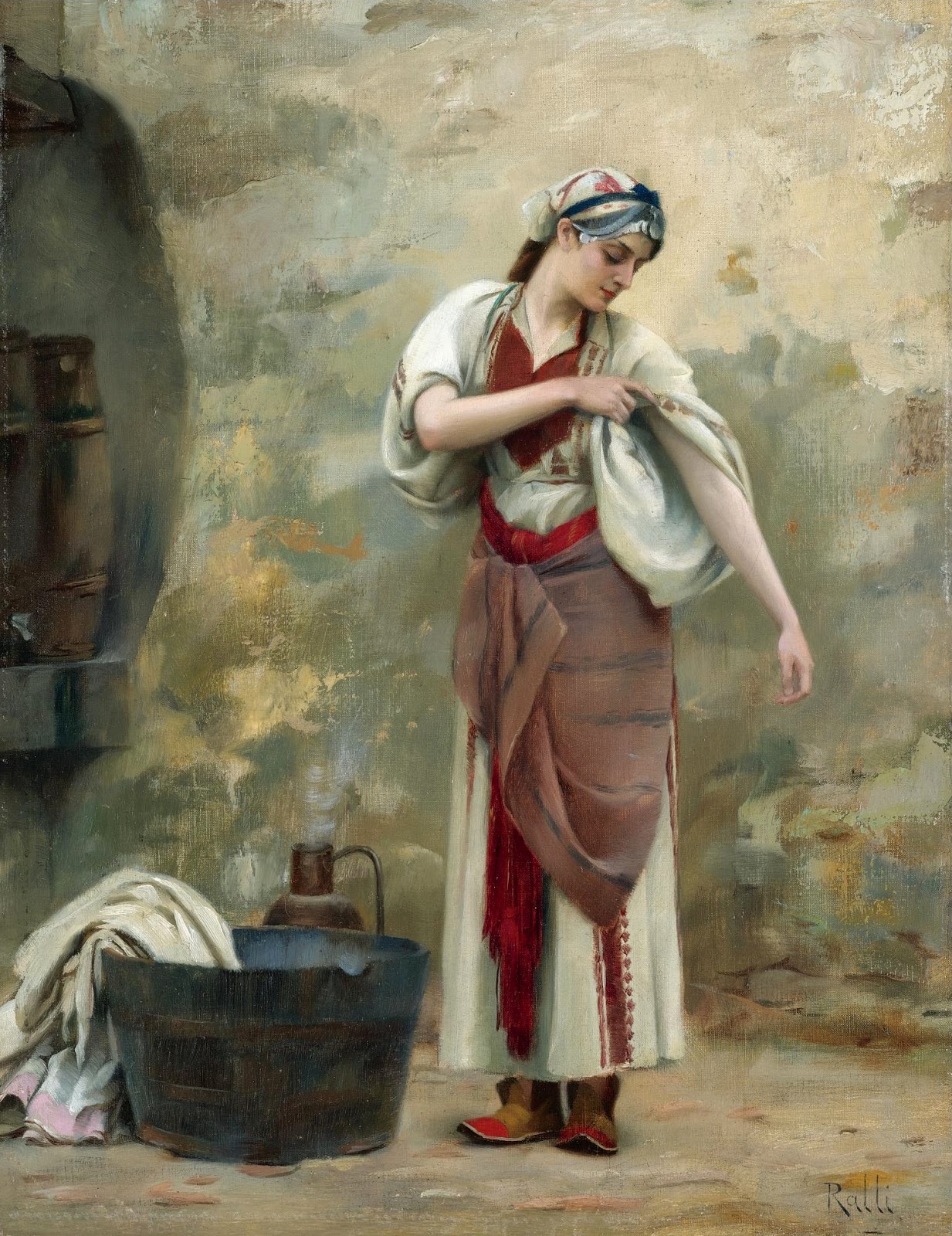 LA FOIRE AUX CROUTES: Théodore Jacques Ralli - Scènes orientales 1