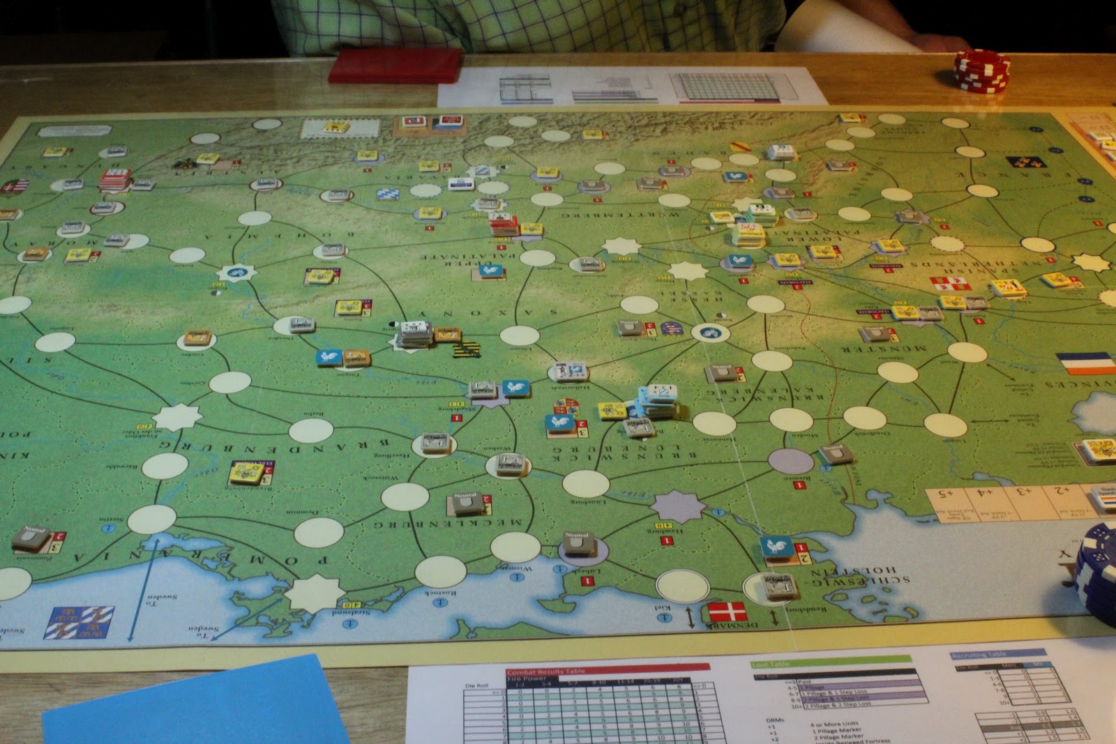 Yockbo's Boardgame Blog: The Thirty Years War (GMT) ~ Campaign Game