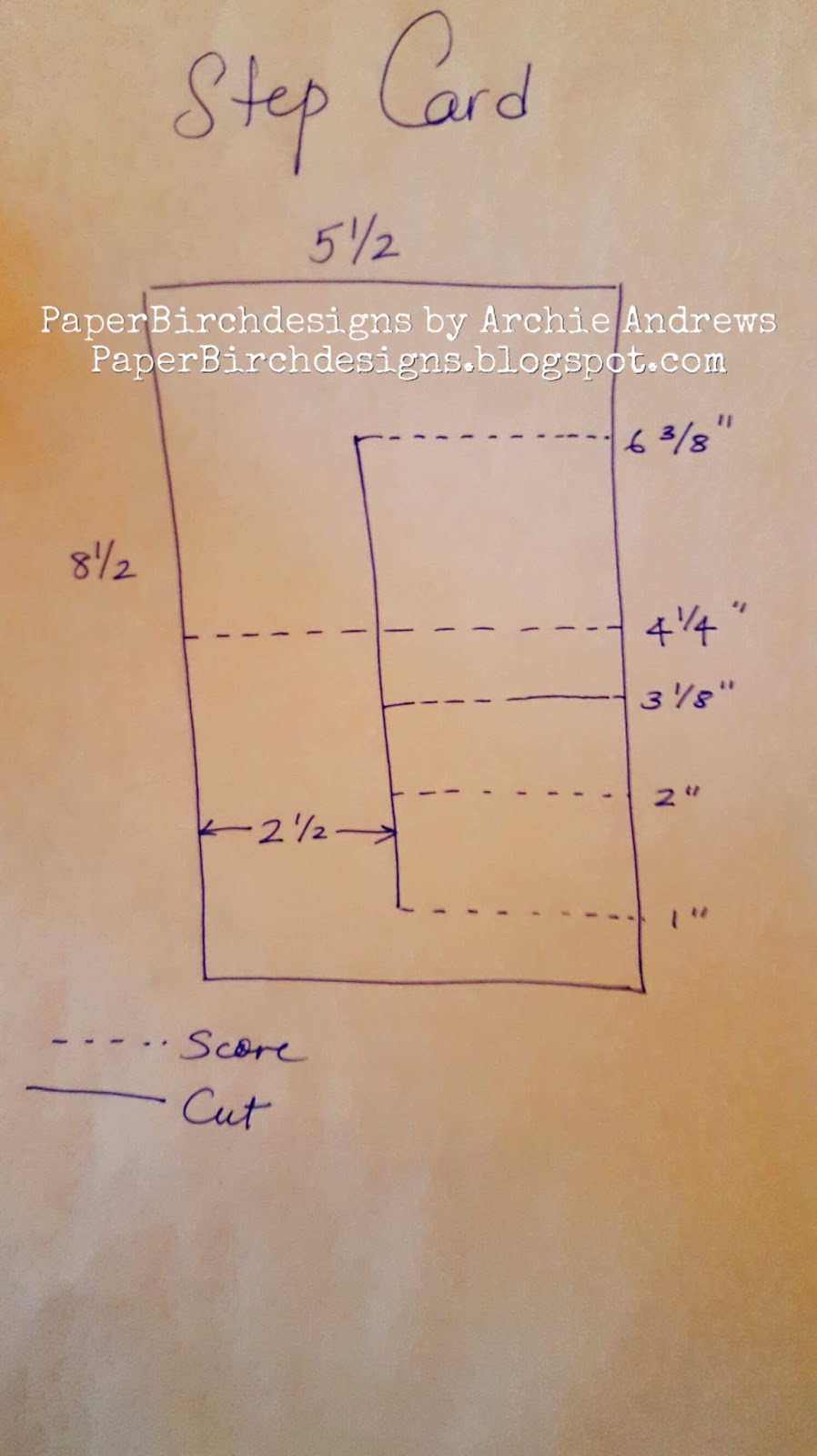 Christmas Staircase Step Card