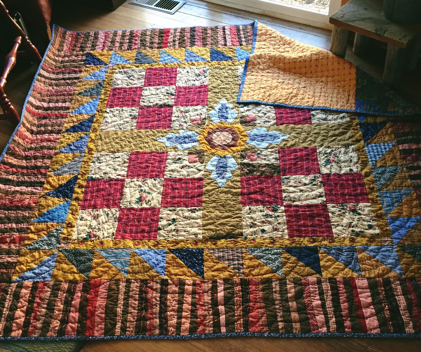 Quilty Folk: Adhoc. Improv. #26 Progress