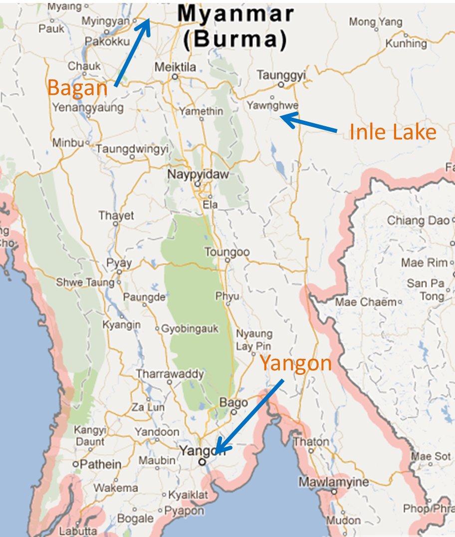 Yangon Tourist Map Pdf