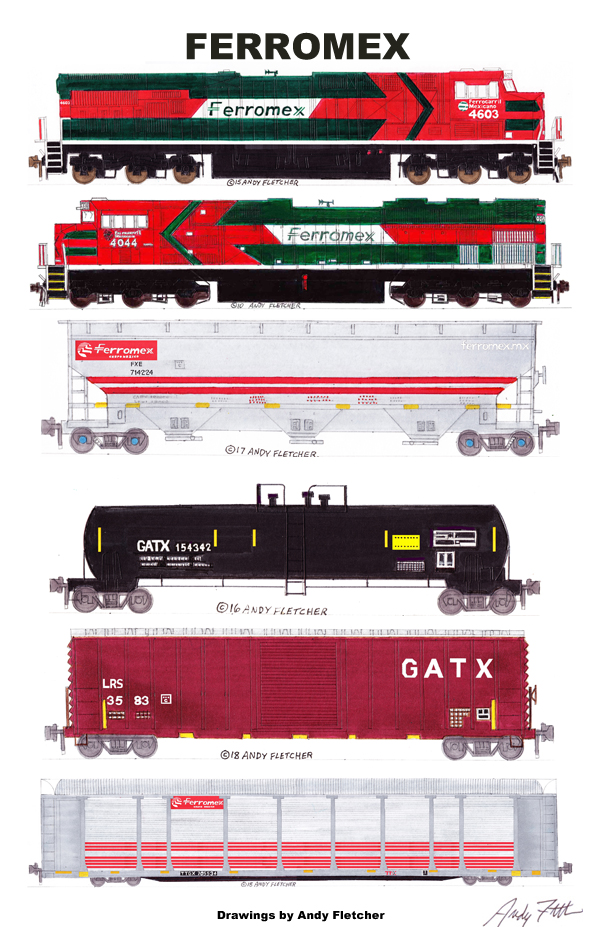 Andy Fletcher Blog-: A Ferromex Train Heads From Guadalajara to Mexico City