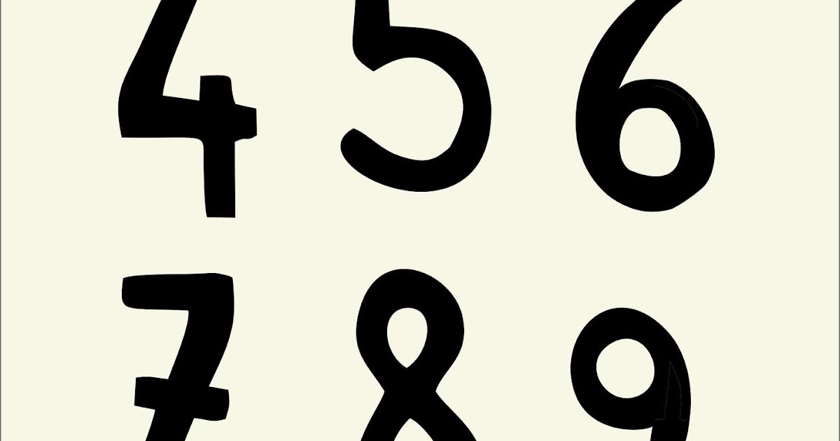 MINIMALIST NUMBERS POSTER