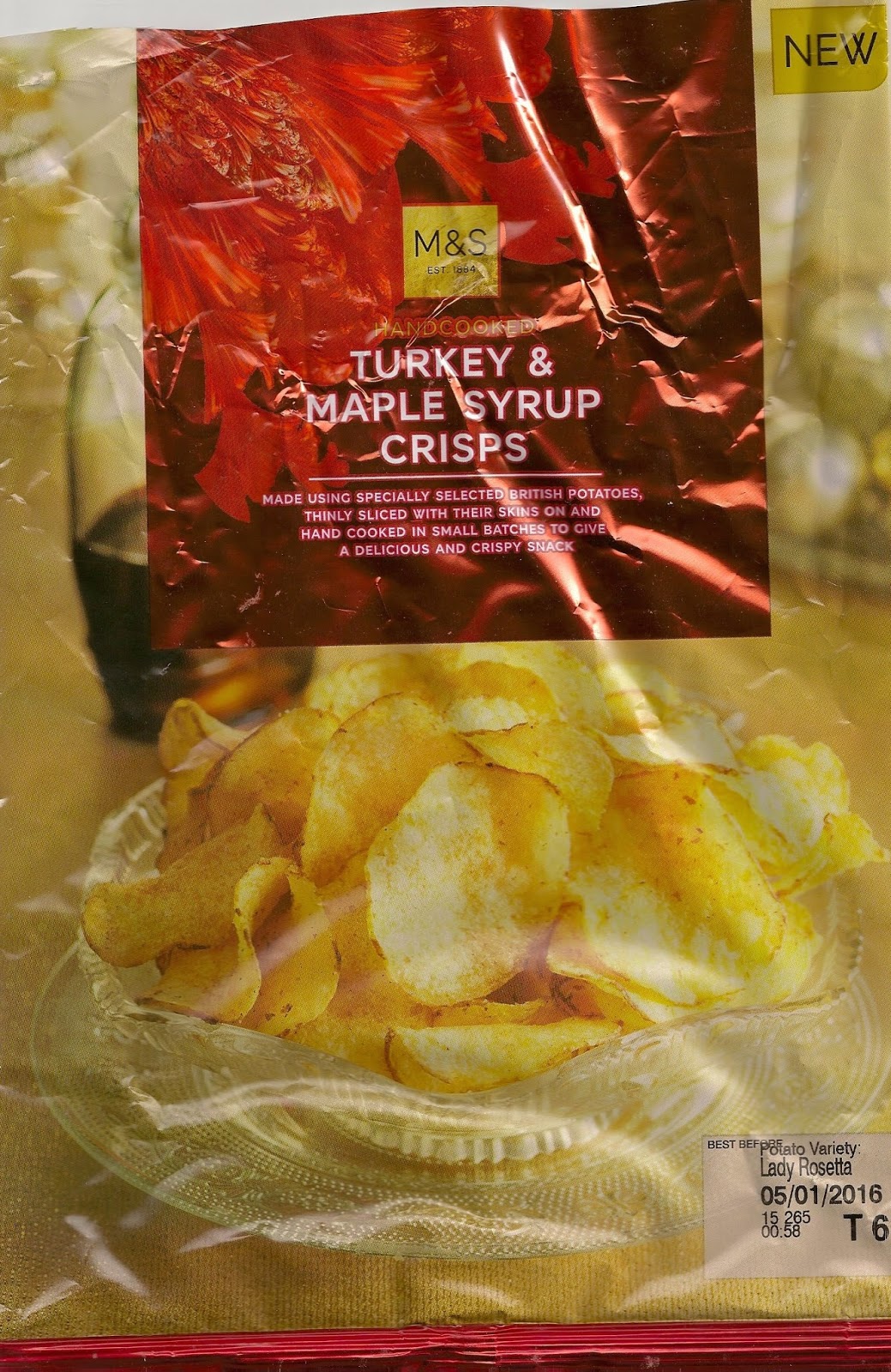 Cheeseburger Crisps & Other Stories: M&S Hand Cooked Turkey & Maple ...