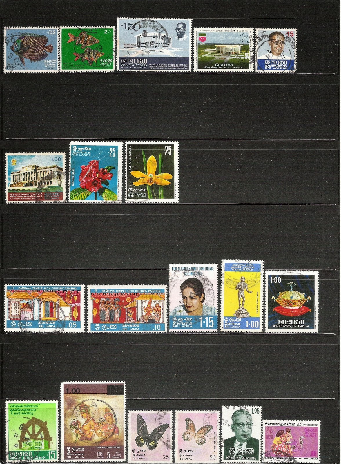My Postage Stamps Collection: Sri Lanka