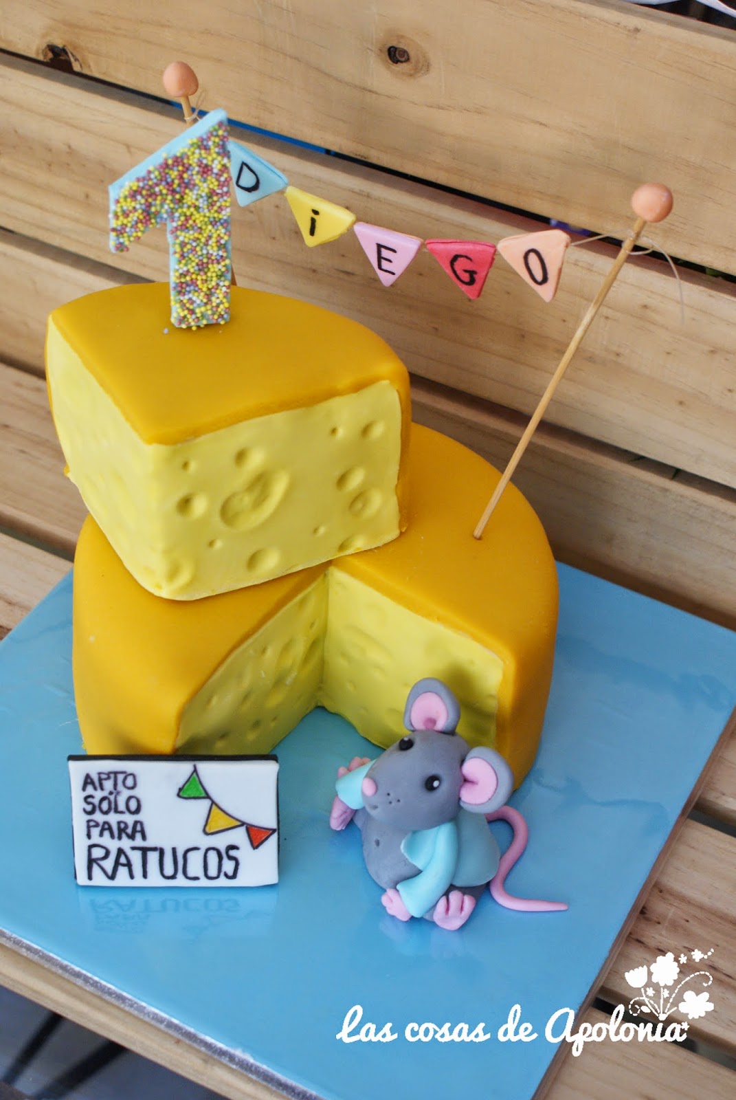 Tarta queso para un ratoncito de un año