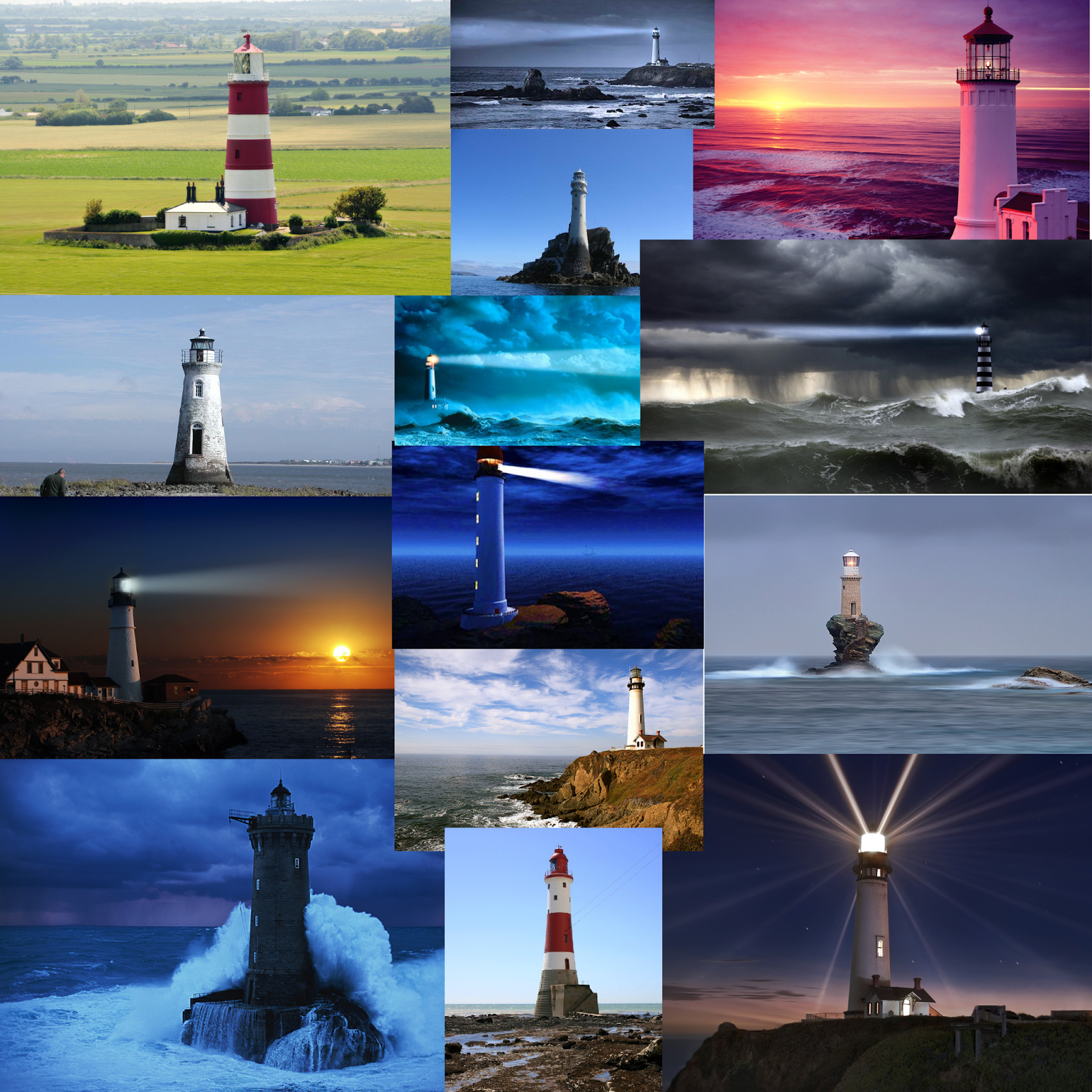 MA Final Film: Lighthouse Collage