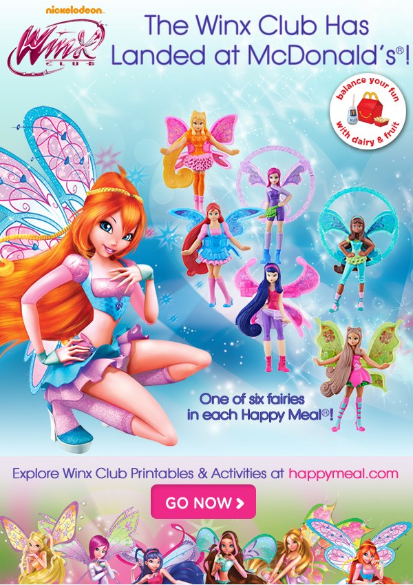 The Magical Winx: Winx Club Believex Dolls in McDonald's Happy Meal!