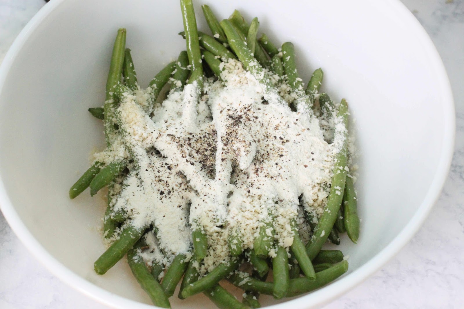 borrowed heaven: Roasted Parmesan Green Beans