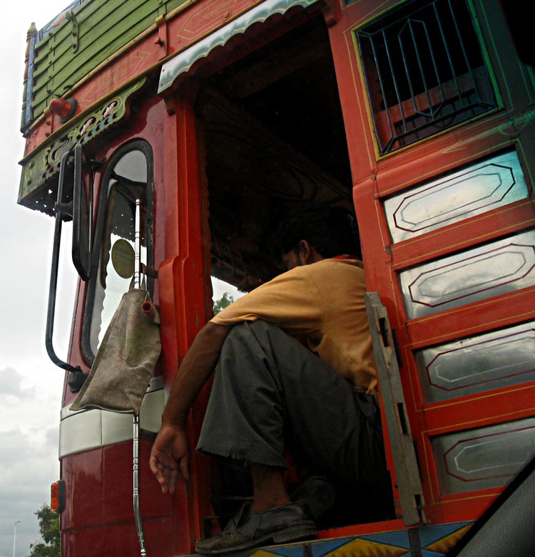 Stock Pictures: Truck Drivers in India