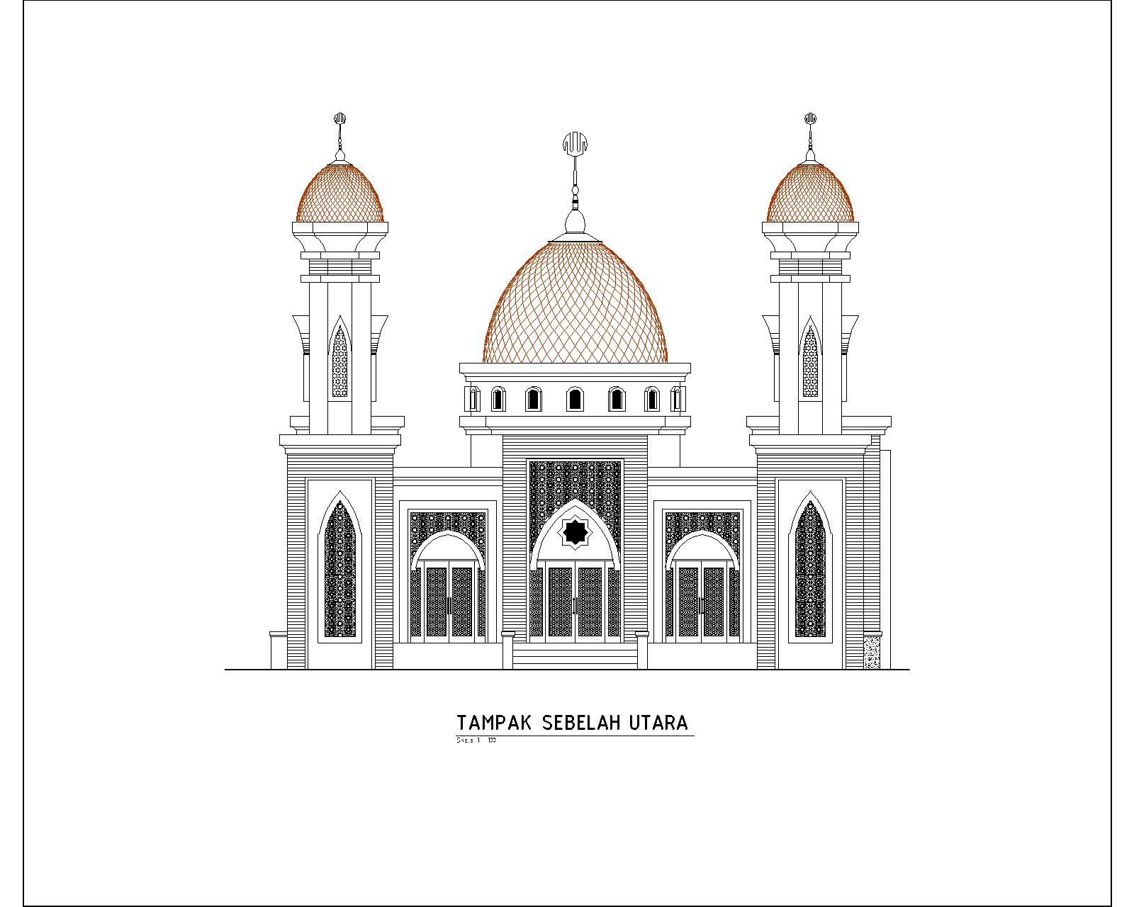 Koleksi Baru 55+ Sketsa Masjid Mudah