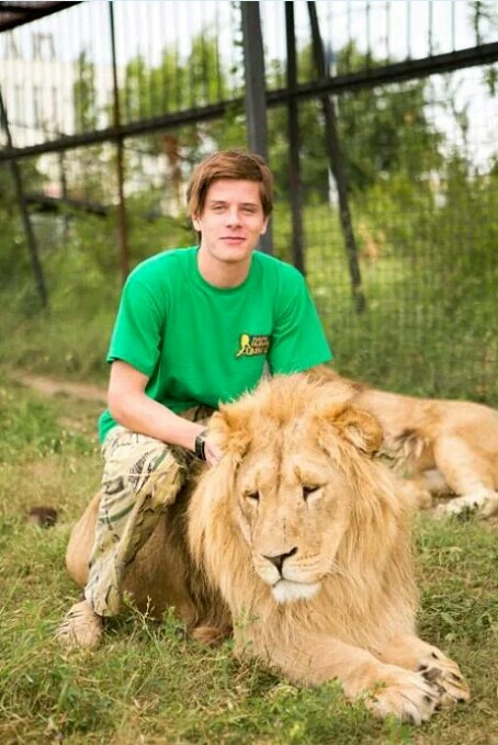 Check out The World Friendliest Lion, Who Loves To Kiss And Cuddle Humans