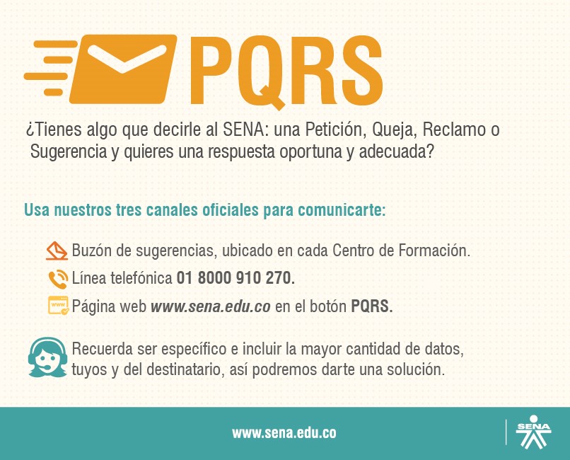 Complejo Tecnológico para la Gestión Agroempresarial: PQRS