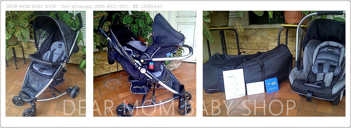 Stroller Baby Elle Cozy Travel System + CarSeat S602TS (Rp.1,765,000)