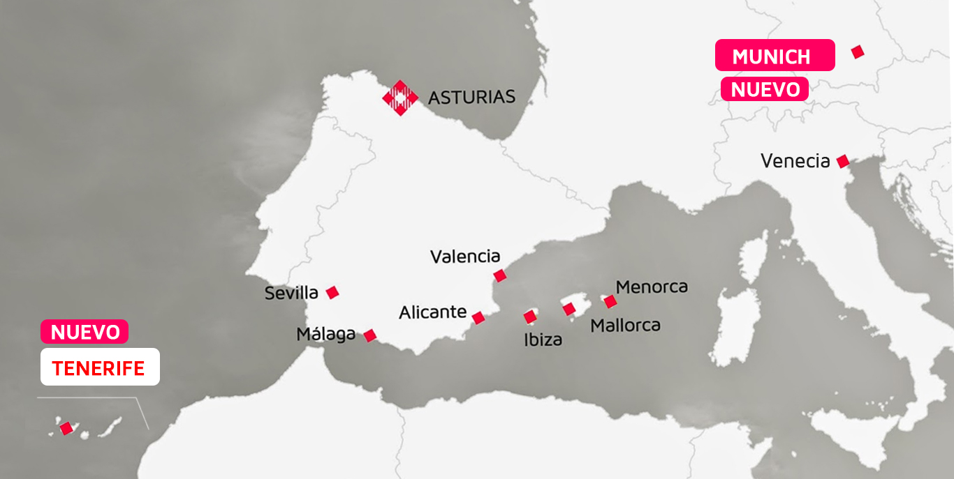 VOLOTEA PONE A LA VENTA 2 NUEVAS RUTAS A MUNICH Y TENERIFE DESDE ...