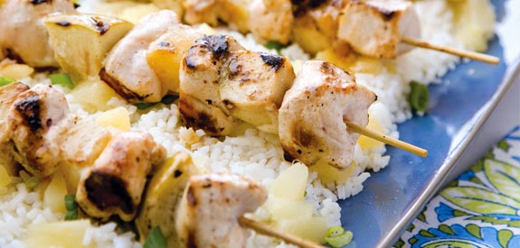 Chicken Kabobs Over Rice Recipe - Cooking Signature