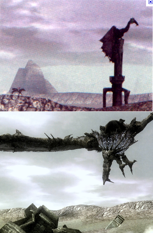 Shadow of the colossus Curiosidades: Black Bird - o suposto pássaro de ...