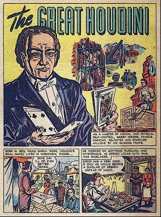THE HOUDINI FILE: HOUDINI IN THE COMICS