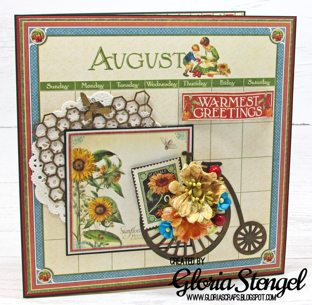 Scraps of Life: Graphic 45 Calendar Folio Series - August
